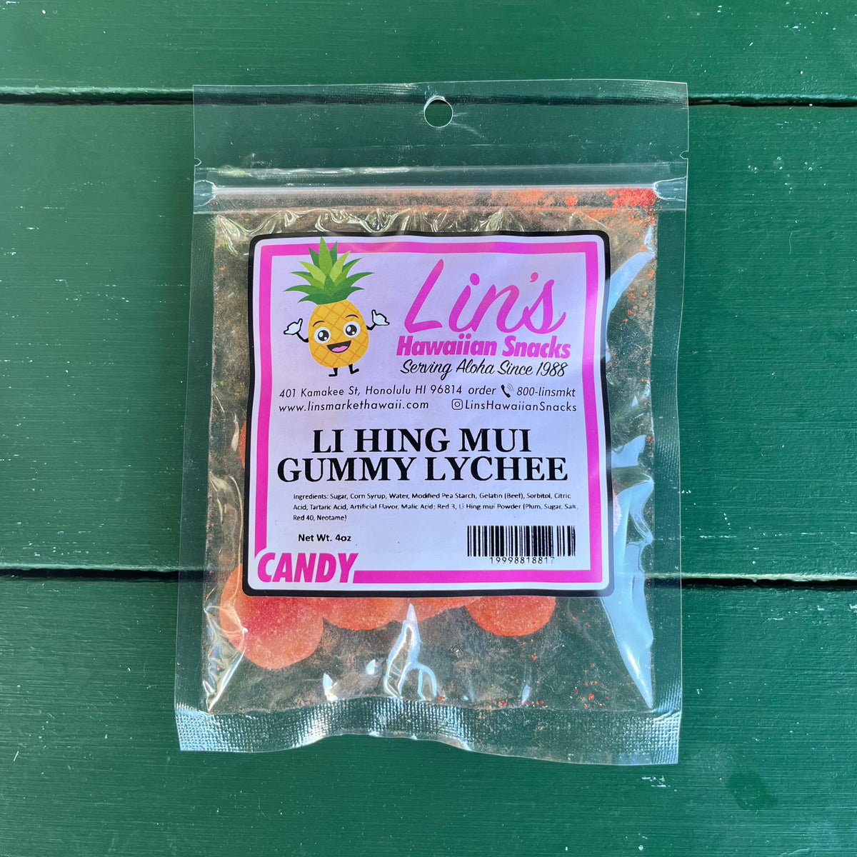 Li Hing Gummy Lychee – RainbowTiki
