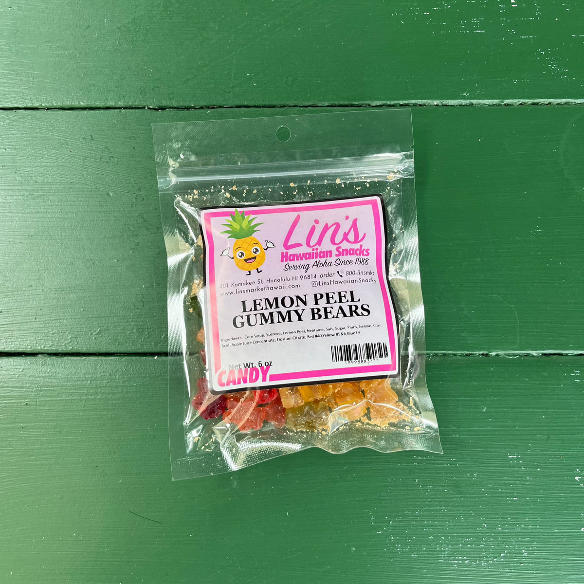 Lemon Peel Gummy Bears – RainbowTiki