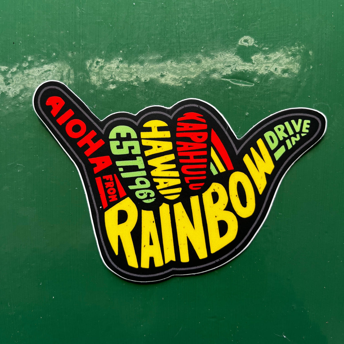 Shaka Sticker – RainbowTiki